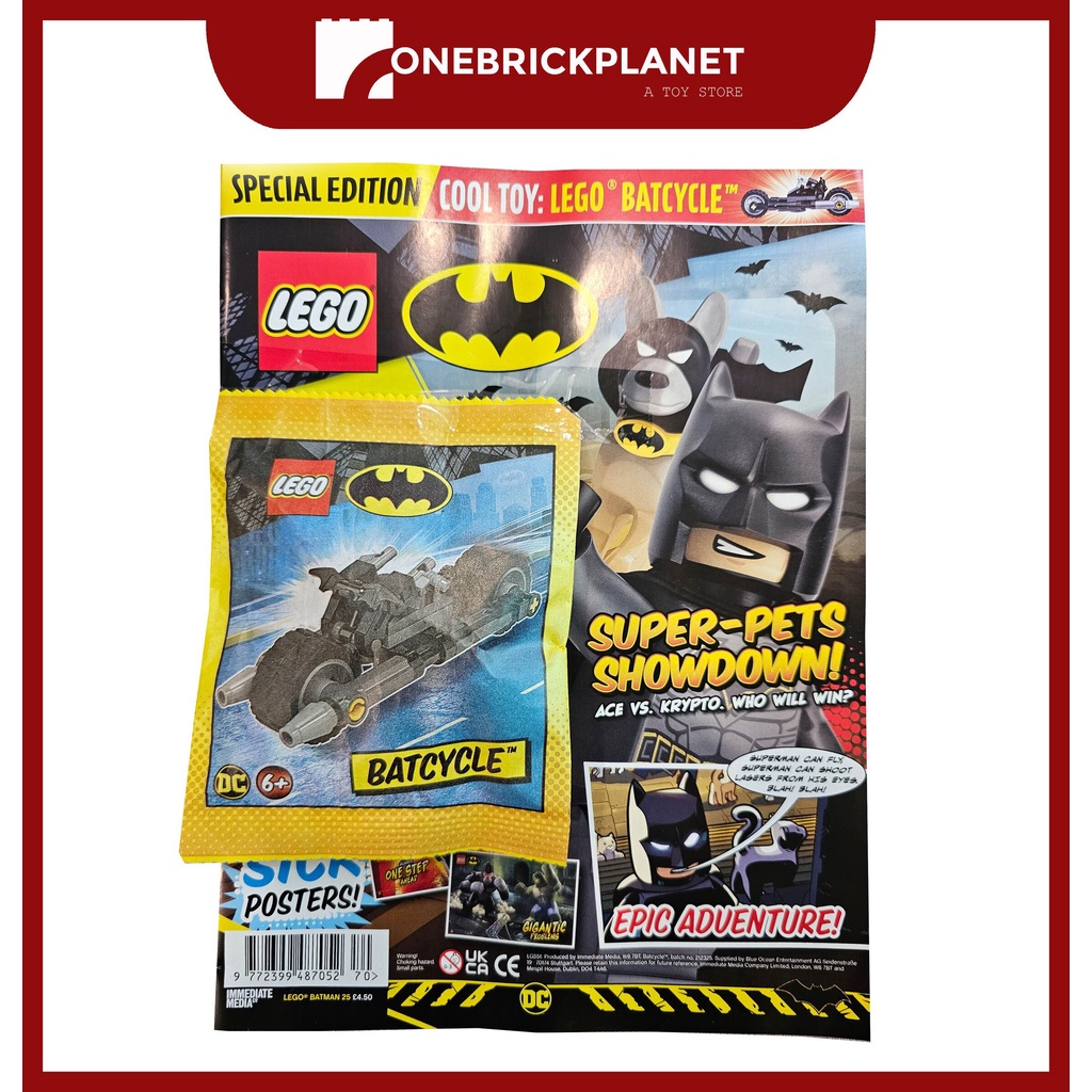 LEGO Special Edition - Super Pets Showdown with LEGO Batcycle (Magazine ...
