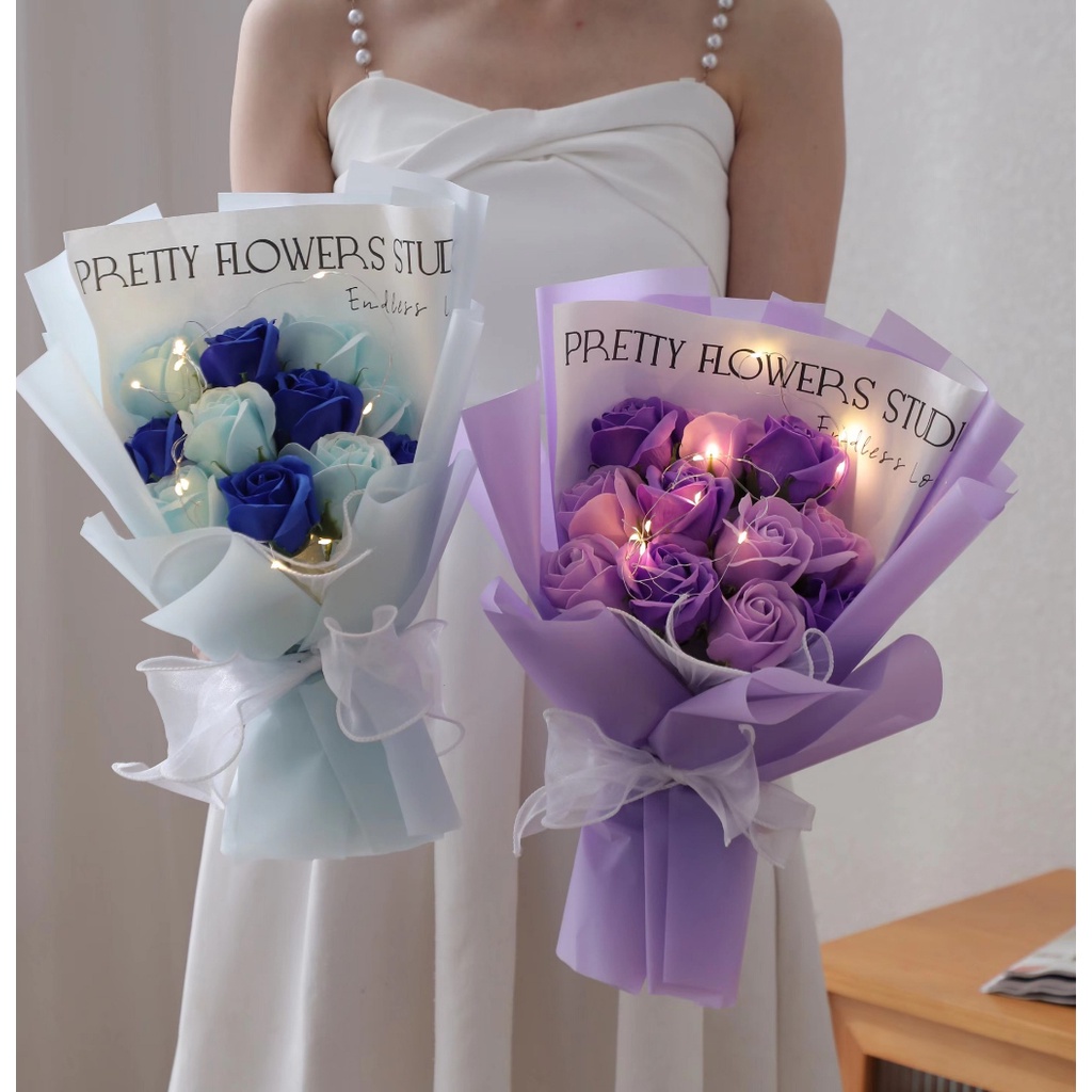 FY Soap Flower Sunflower Bouquet Bunga Matahari Convo Graduation ...