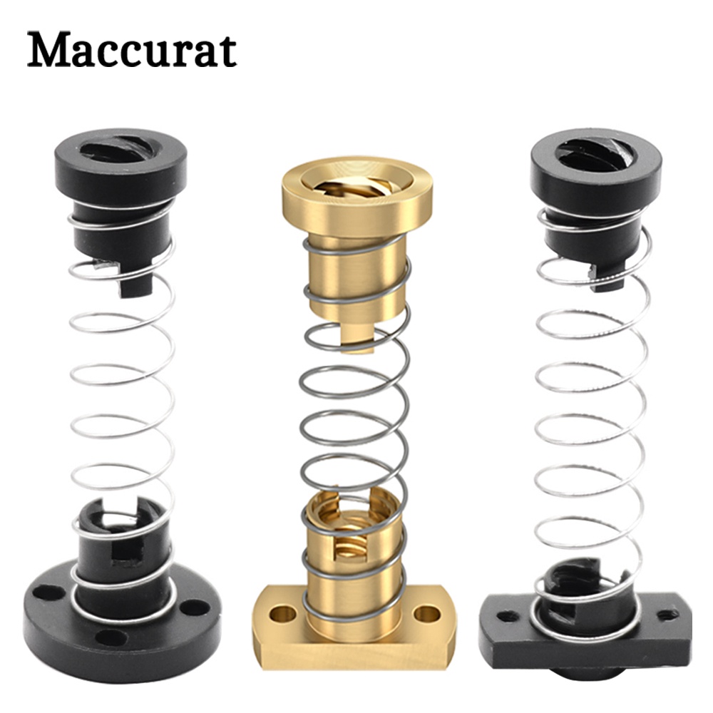 T8 Anti-backlash Lead Screw Brass/POM Nut Used To Upgrade Ender 3 CR-10 ...