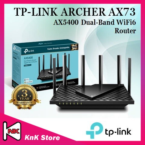 TP-Link Archer AX73 / AX72 AX5400 Dual-Band Gigabit Wi-Fi 6 Router with ...