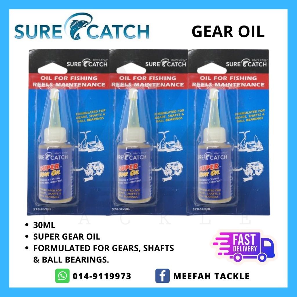 Sure Catch Super Gear Oil 30ml Reel Oil Grease Lube Accessories ...