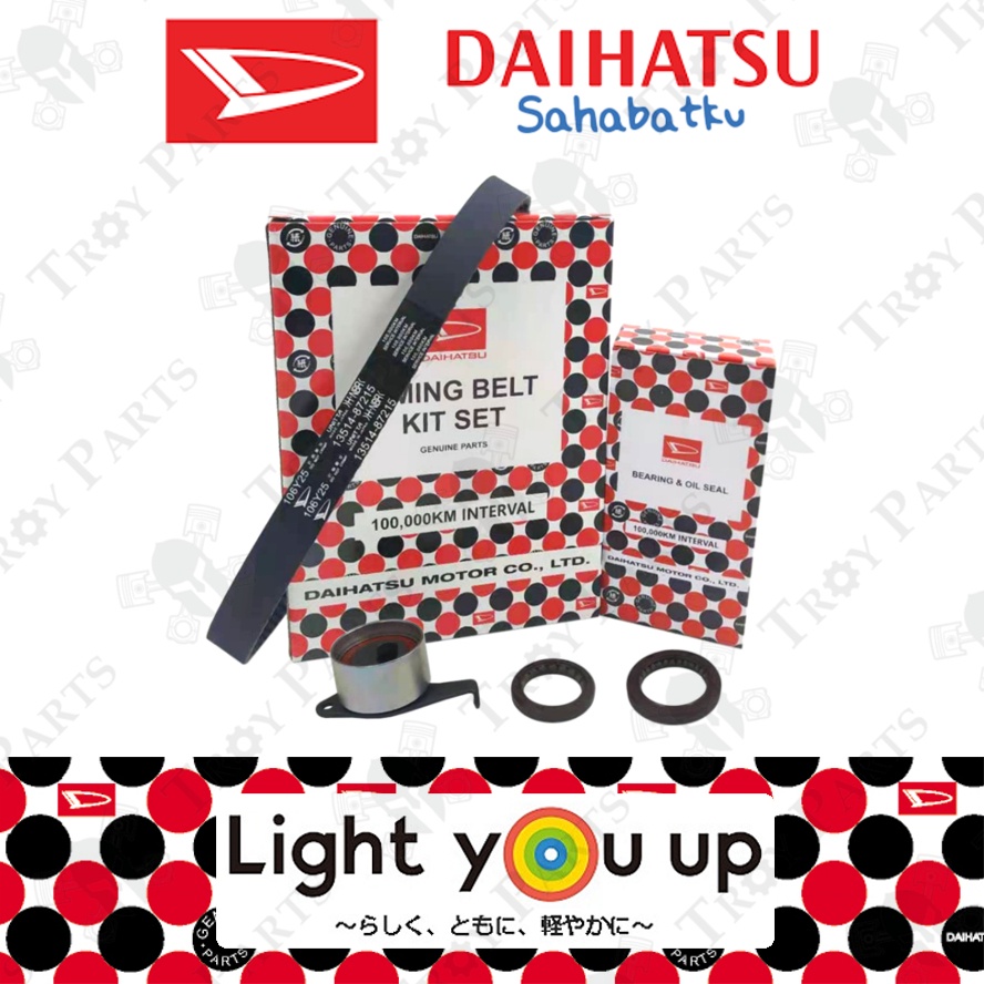 Daihatsu 100K Timing Belt Kit Set 13568-87202 Perodua Viva 660 Kancil ...