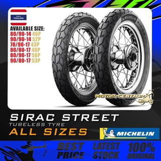 TAYAR MOTORSIKAL MICHELIN SIRAC STREET TUBELESS TYRE 70,80 ...