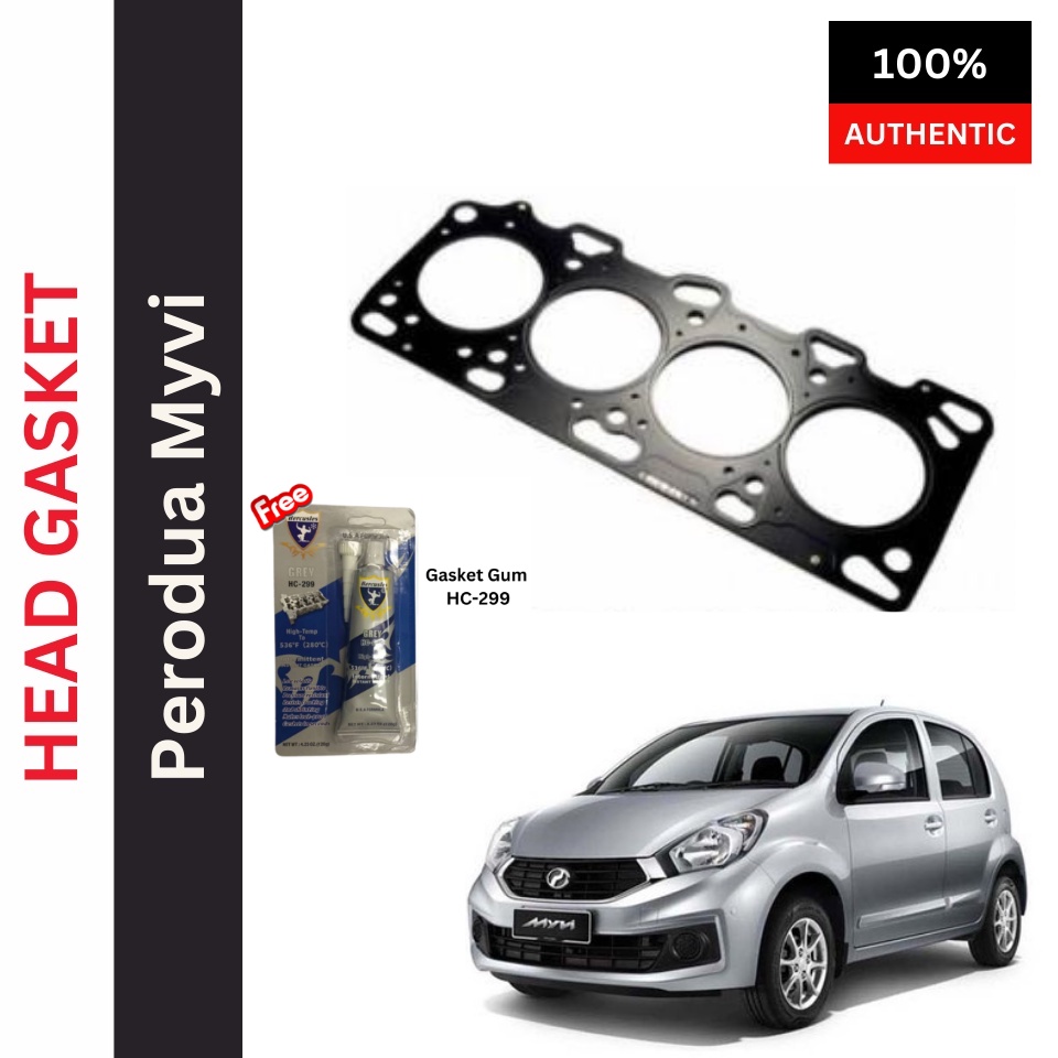 (JAPAN QUALITY) NARA Head Gasket For Perodua Myvi - Carbon / Graphite ...