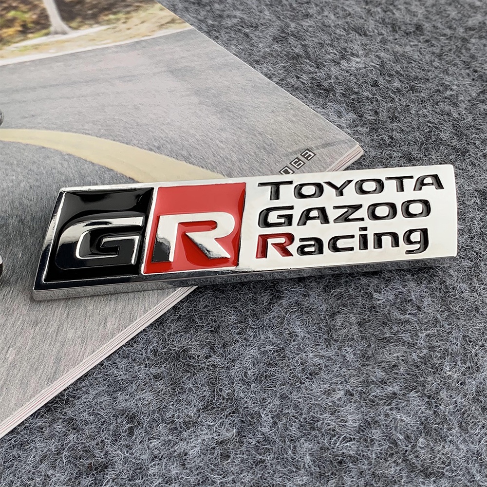 TOYOTA Gazoo Racing GR SPORT Logo Metal Car Emblem Stickers Badge ...