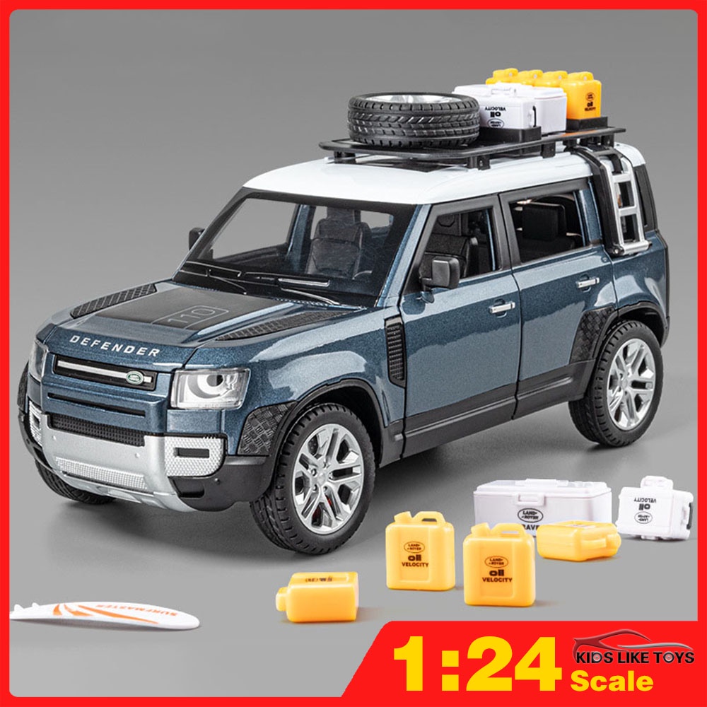 KLT Scale 1:24 Landrover Defender Suv Metal Alloy Toys Car Model ...