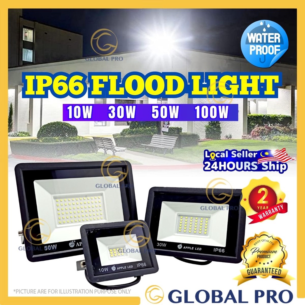 10W 30W 50W 100W Flood Light Spotlight IP66 Patio Light Waterproof Foodlight Outdoor Wall Light ...