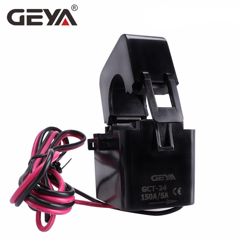 GEYA GCT-24 Open-Close Current Transformer AC Current Sensor Split Core ...