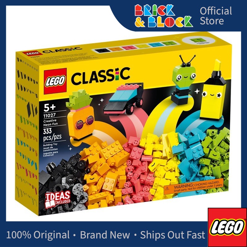 LEGO 11027 Creative Neon Fun | LEGO Classic | Shopee Malaysia