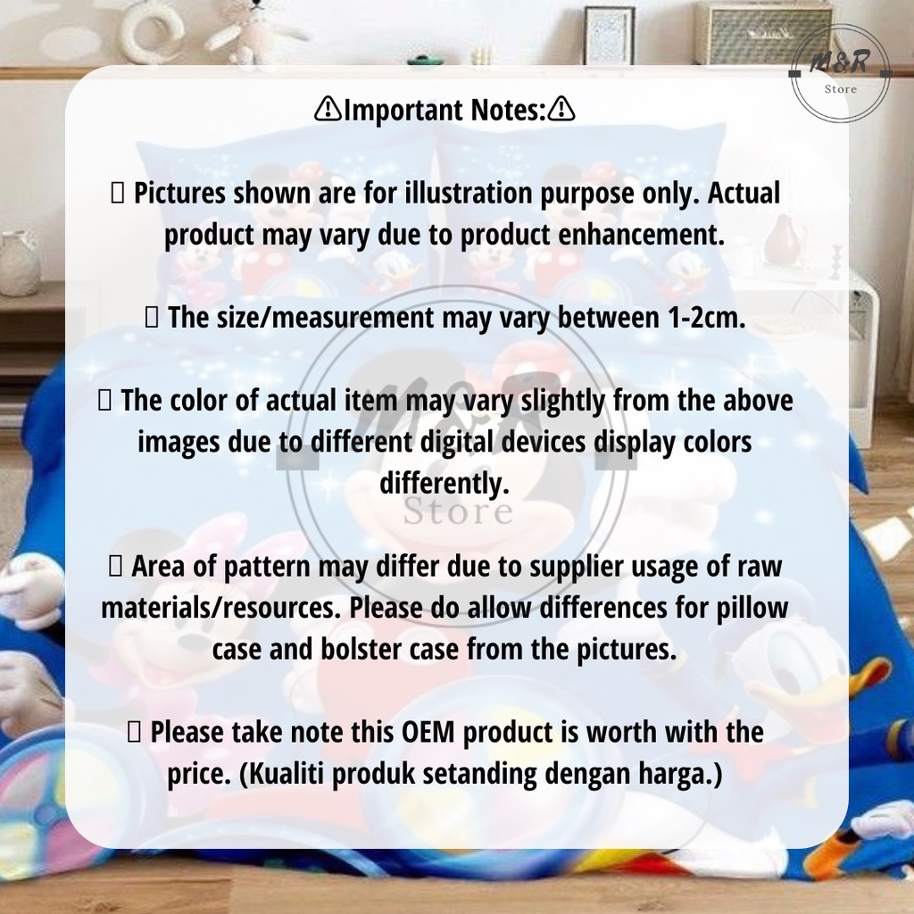 Cadar Katil Kartun Budak Murah Single Queen Kids Cartoon Fitted ...