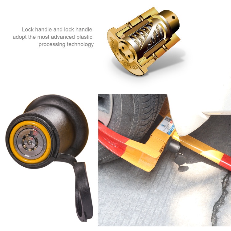 Car Wheel Lock Anti-Theft Tyre Car Clamp Padlock of Tyre Clamp Lock ...