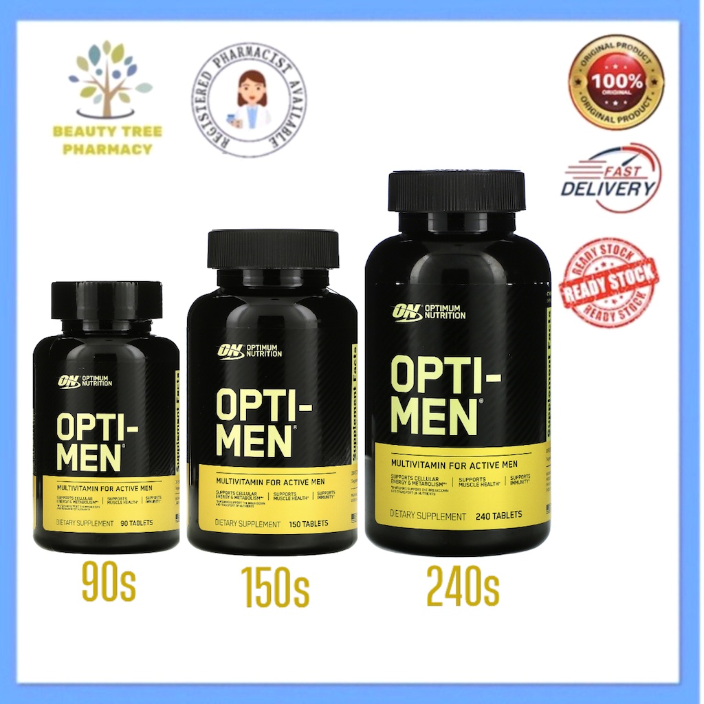 Optimum Nutrition Opti-Men Tablets | Shopee Malaysia