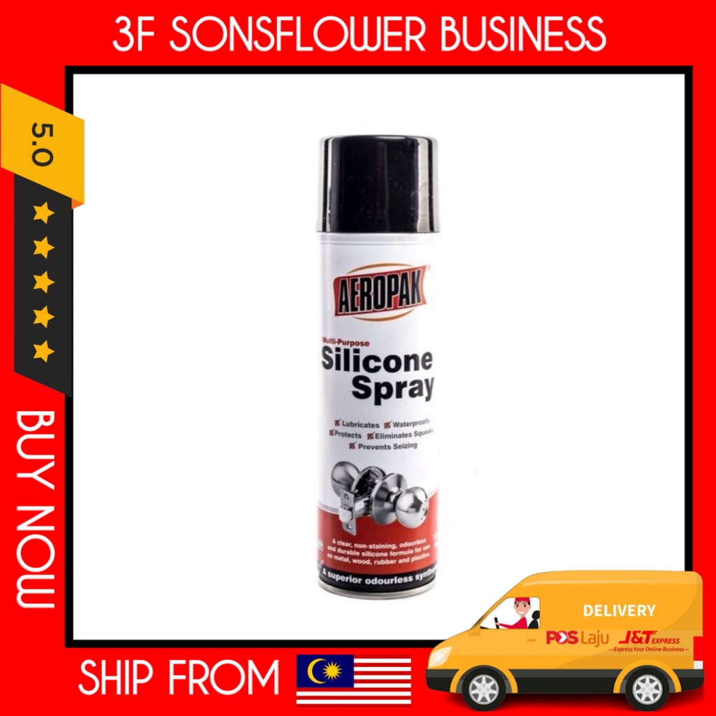 AEROPAK Multi-Purpose Silicone Spray (12.3 oz) | Shopee Malaysia