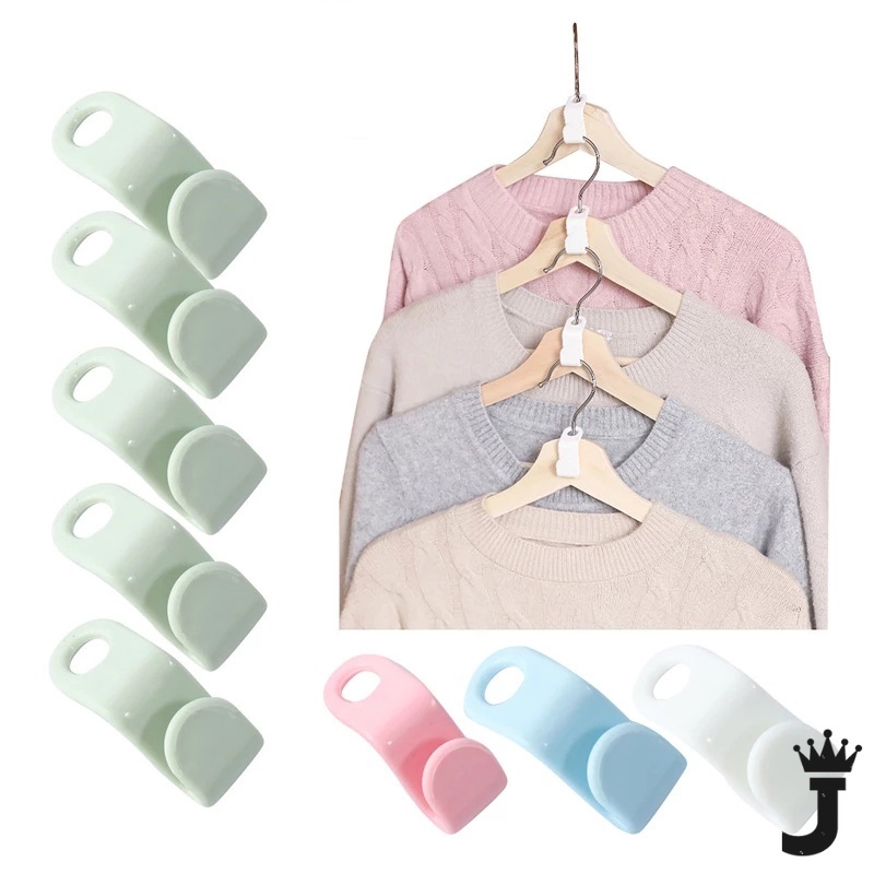 JK Mini Clothes Hanger Closet Connector Hooks Cascading Plastic ...