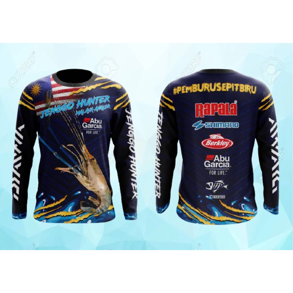 Baju Pacing Panjang Mancing Microfibre Fishing EXCLUSIVE T-SHIRT ...