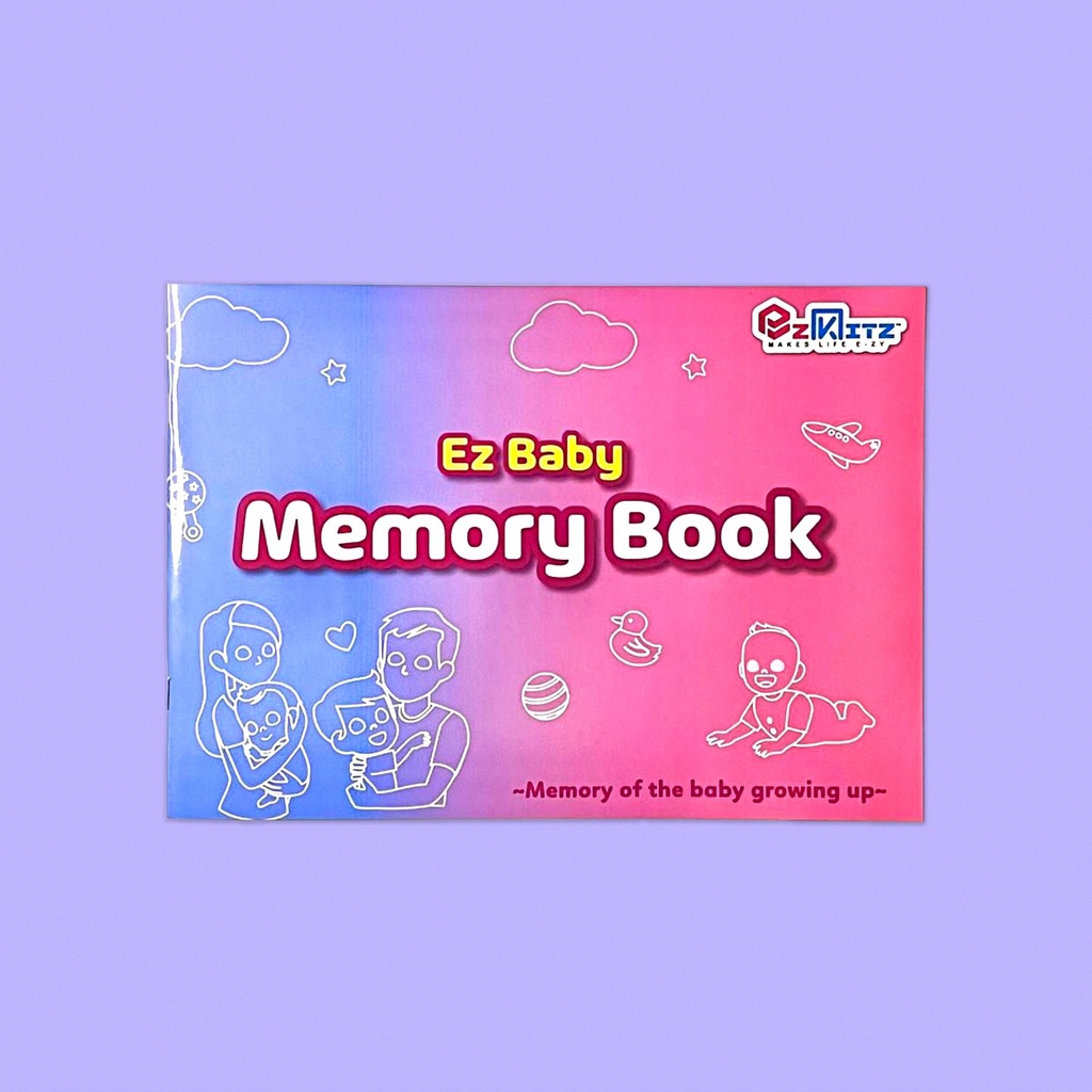 EZ BABY MEMORY BOOK (Memory of the Baby Growing Up) | Shopee Malaysia