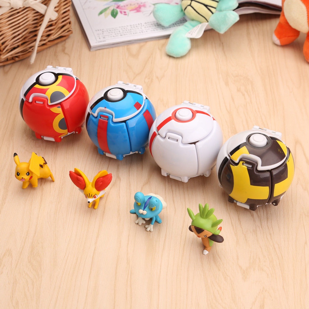 Transforming Ball Pet Reversible Explosions Pocket Monster Toy Ball ...