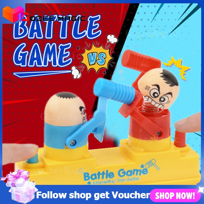 1/2/5pcs Kids Funny Toy Double Battle Toys Children's Hidden Hammer ...