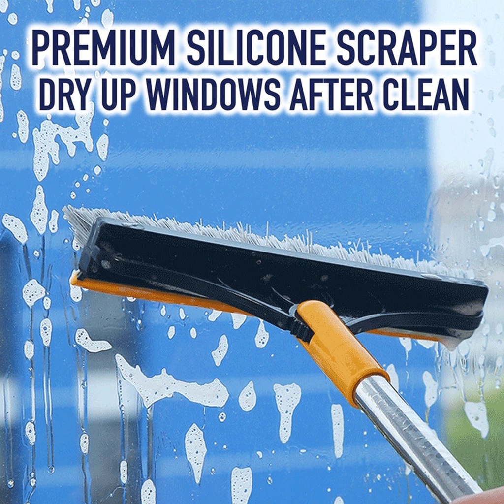 GD 3 In 1 Magic Brush Broom Toilet Brush Floor Window Scraper Pemberus ...