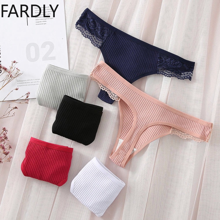 Fardly Sexy Underwear Cotton Panties Low Waist Womens Underpants