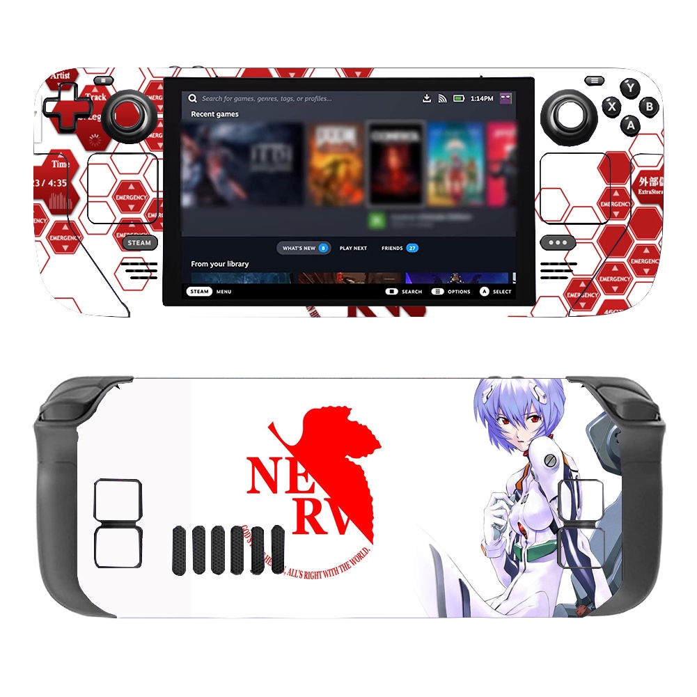 EVA Steam Deck Skin Decal Stickers Protector Skins NEON GENESIS ...