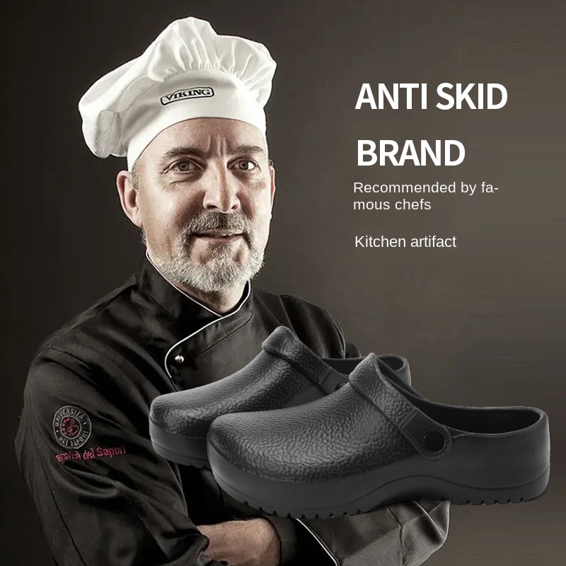 Ready Stock Anti-Slip Chef Shoes Baking No Water Safety Work Boots ...
