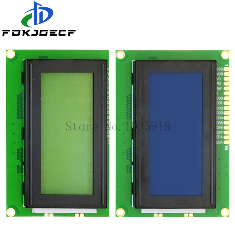 1604 16X4 16*4 Character LCD Module Display Screen LCM Yellow / Blue With LED Backlight SPLC780 ...