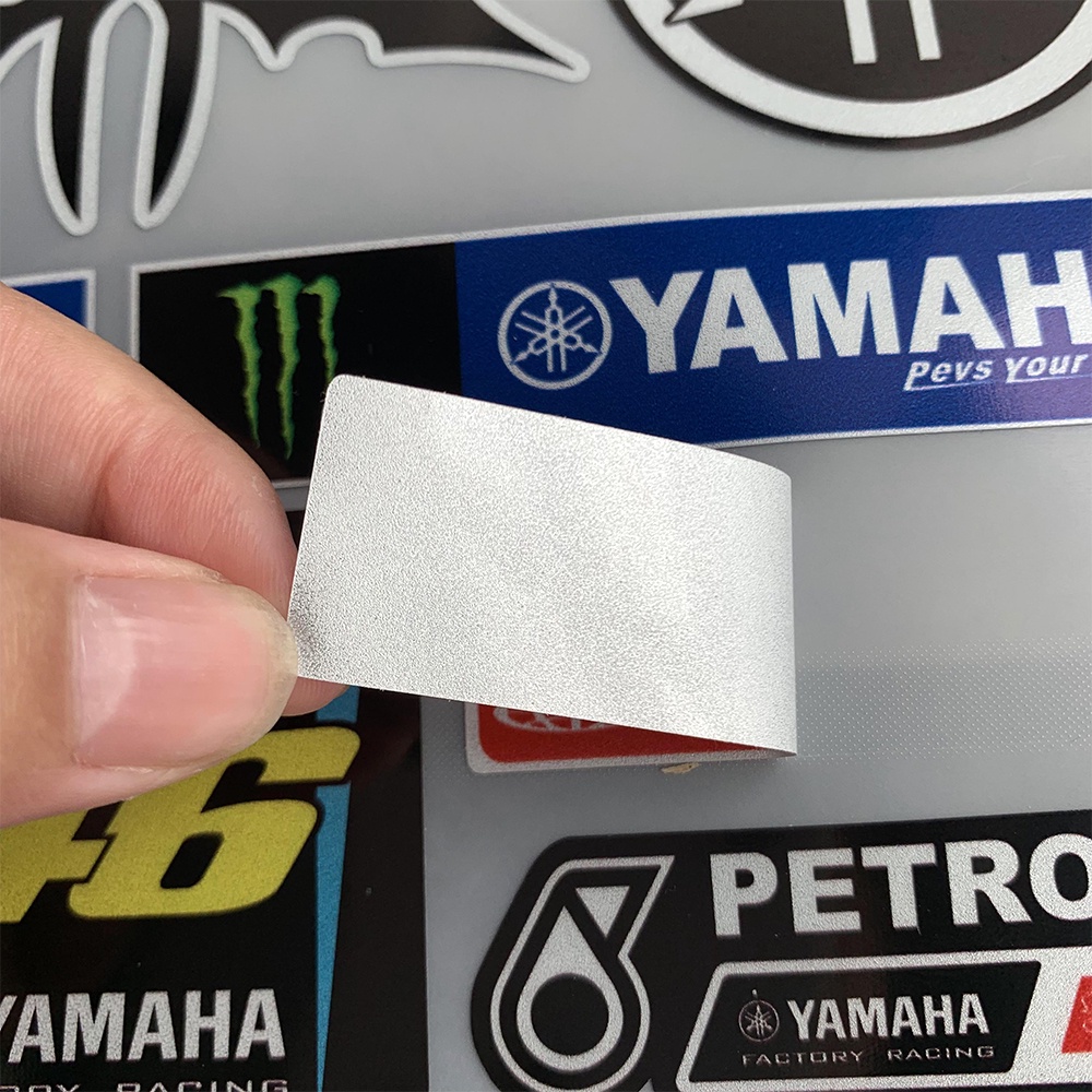 Vinyl Reflective Yamaha Stickers Motorcycle Logo Tank Decal Set Mt 07 ...