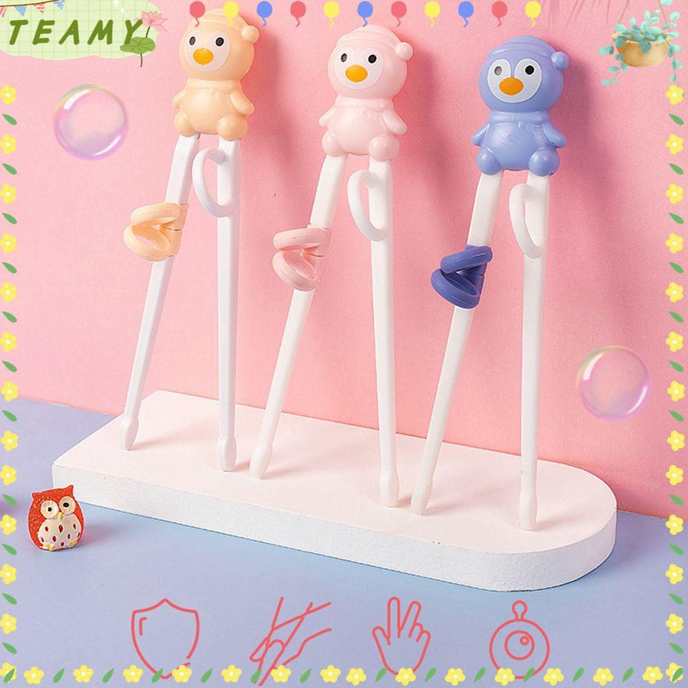 TEAK Cute Learning Chopsticks Cartoon Eating Helper Beginner Chopsticks ...