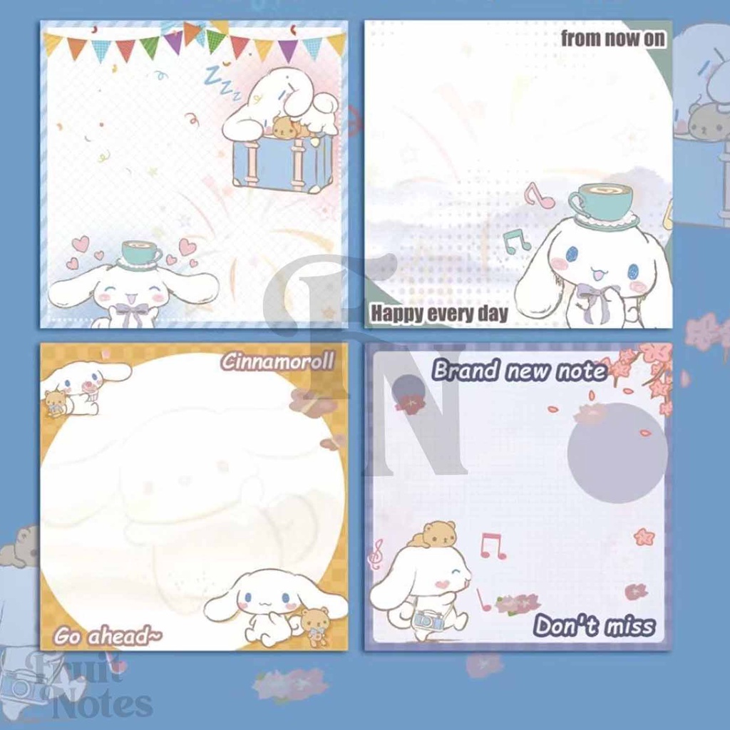 SN334 50 sheets Cinnamoroll Theme Notepad | Shopee Malaysia