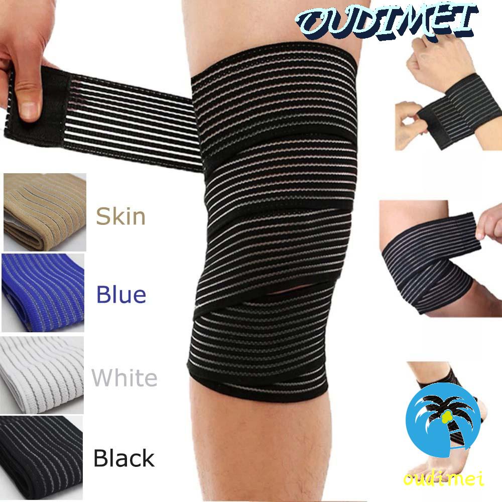 OUDIMEI Wraps Support Protector Elastic Running Basketball Wrist Calf ...