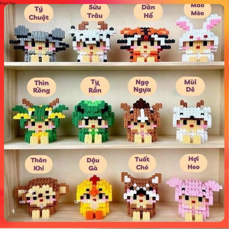 Lego Mini 3D Assembly Model of 12 Zodiac Animals | Shopee Malaysia