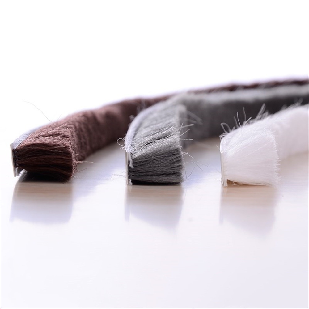 10m Adhesive Felt Draught Excluder Wool Pile Weatherstrip Sliding Door ...