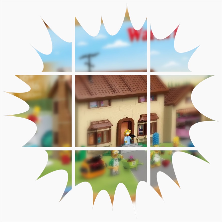 DD1006 2580pcs The Simpsons House (20010 180044 83005 16005 19016 ...