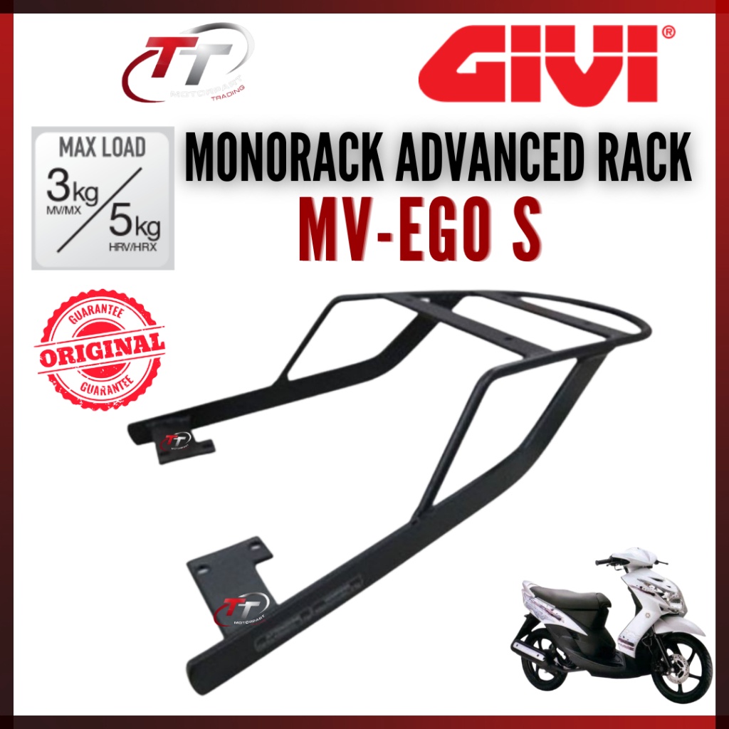 YAMAHA EGO S EGOS SCOOTER GIVI MV MONORACK ADVANCE MONORACK MONOLOCK ...