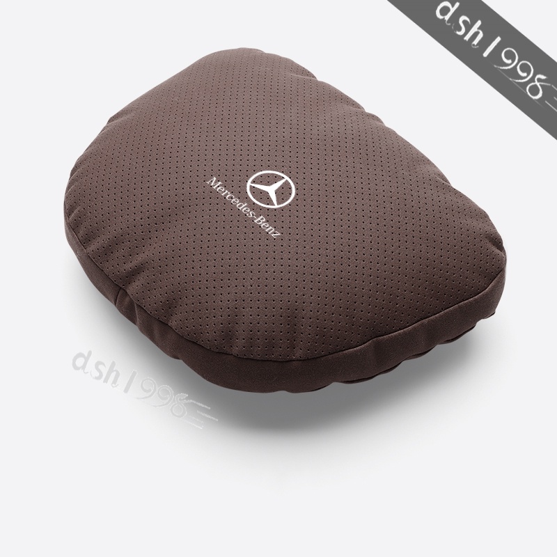 For Mercedes Benz Car Suede Headrest Lumbar Support W210 W124 W203 W204 ...