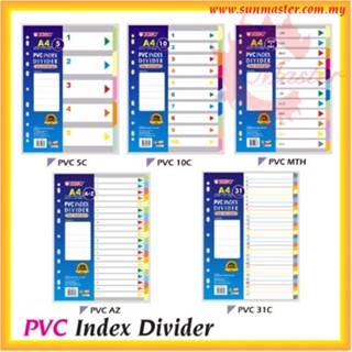 PVC Index Divider | PP Index Divider | Plastic Index Divider | 5tabs ...