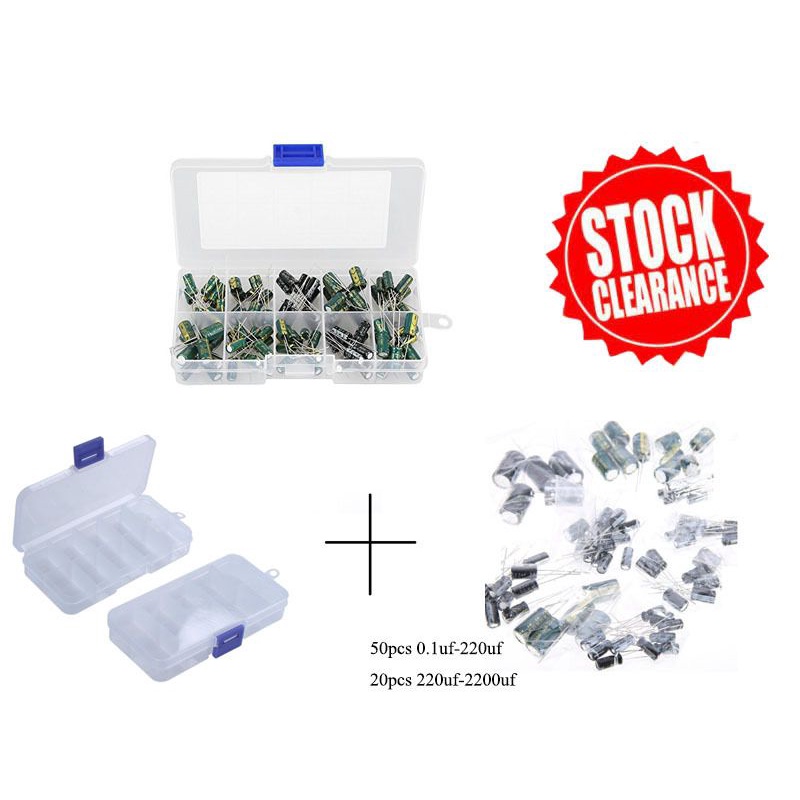 Electrolytic Capacitors Assortment Kit Assorted Set Capacitor tool set ...