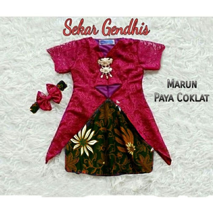 Graduation kebaya for kindergarten children, early childhood education ...