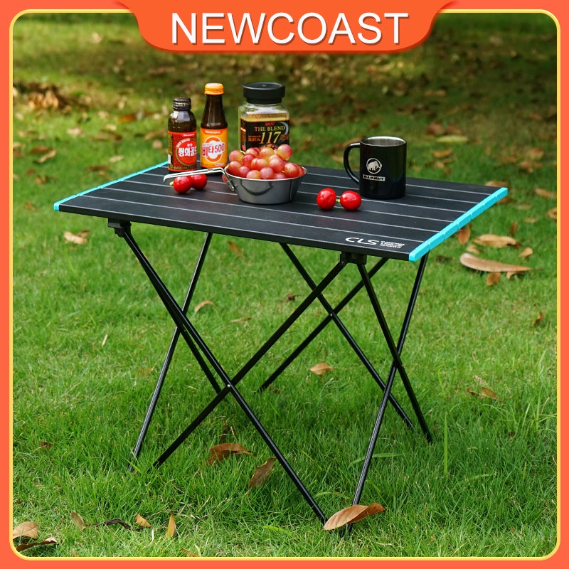 Outdoor Kemah Meja Camping Foldable Table Aluminum Alloy Portable ...