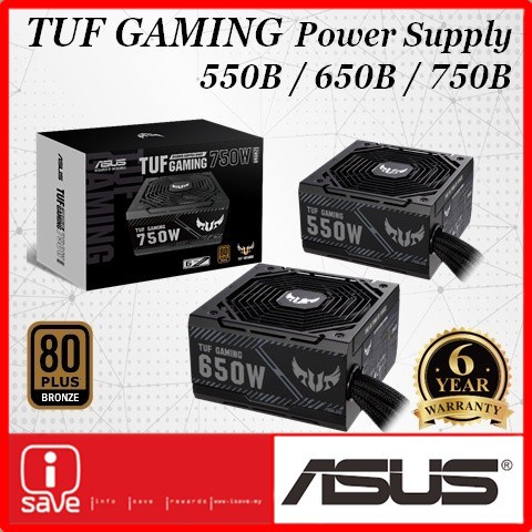 ASUS TUF GAMING 550B / 650B / 750B 80 PLUS Bronze Power Supply Unit ( 550W / 650W / 750W ...