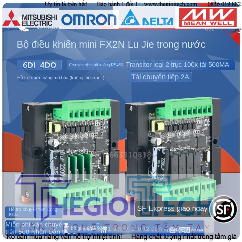 Main board PLC Control circuit MINI FX2N-10MT 10MR FX2N-24MR 24MT RS485 ...