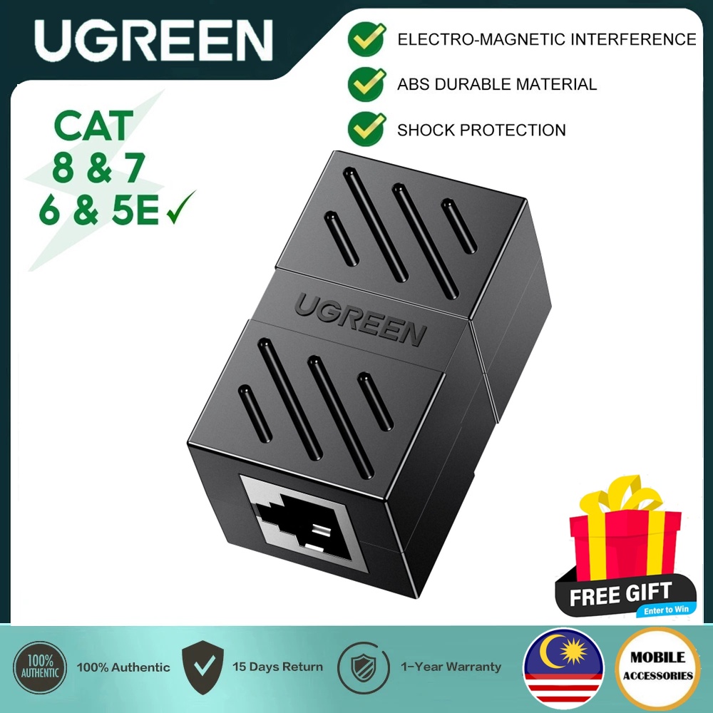 UGREEN RJ45 In Line Coupler Cat8 Cat7 Cat6 Cat5e Ethernet Cable ...