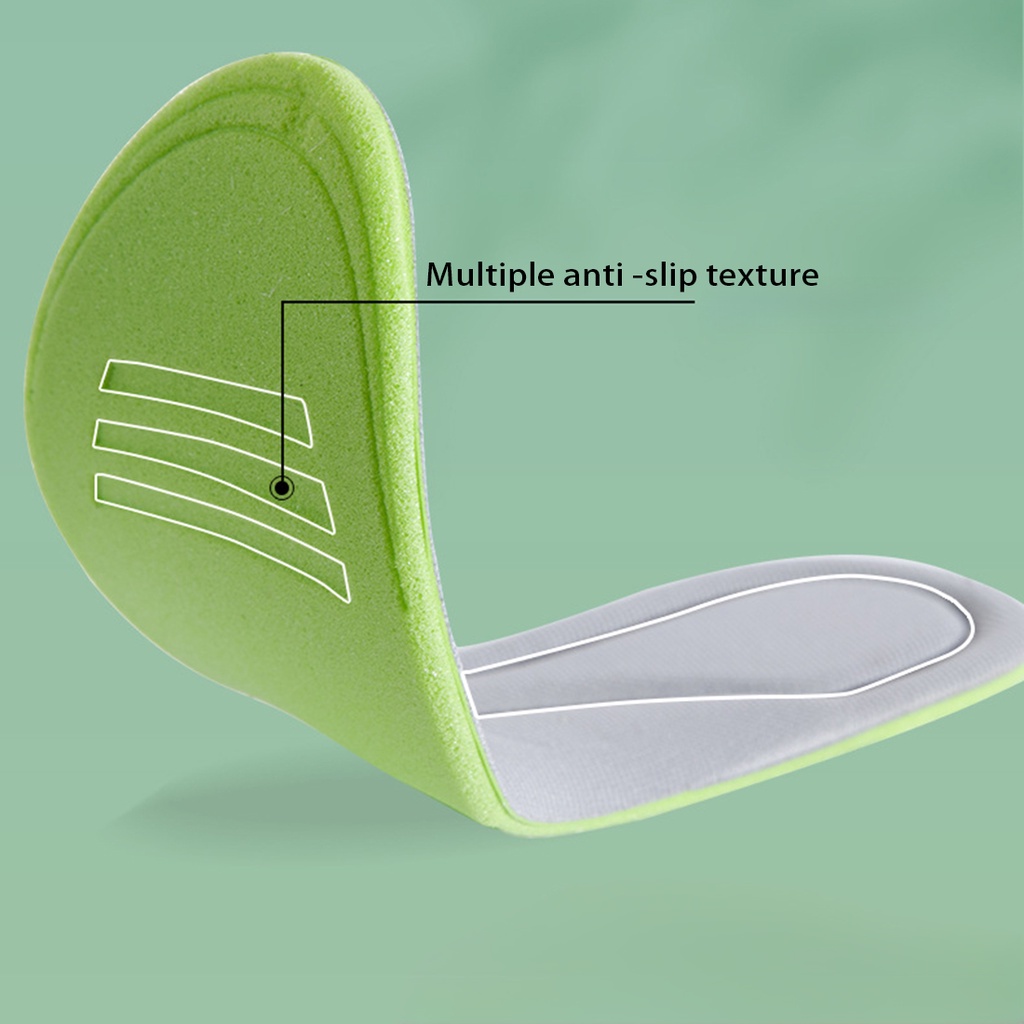4D Soft Sweat Memory Foam Insoles for Shoes Men Women Deodorant Absorb ...
