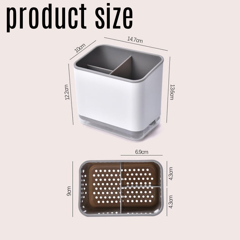 Tableware Cutlery Storage Box Multifunctional Drainer Rack Chopsticks ...