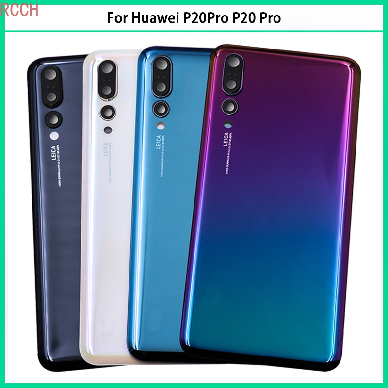 For Huawei P20 Pro Battery Back Cover 3D Glass Panel P20Pro Rear Back ...