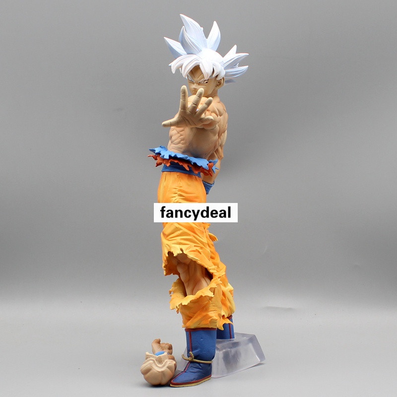 Dragon Ball White Hair Goku Interchangeable Hands PVC Anime Action ...