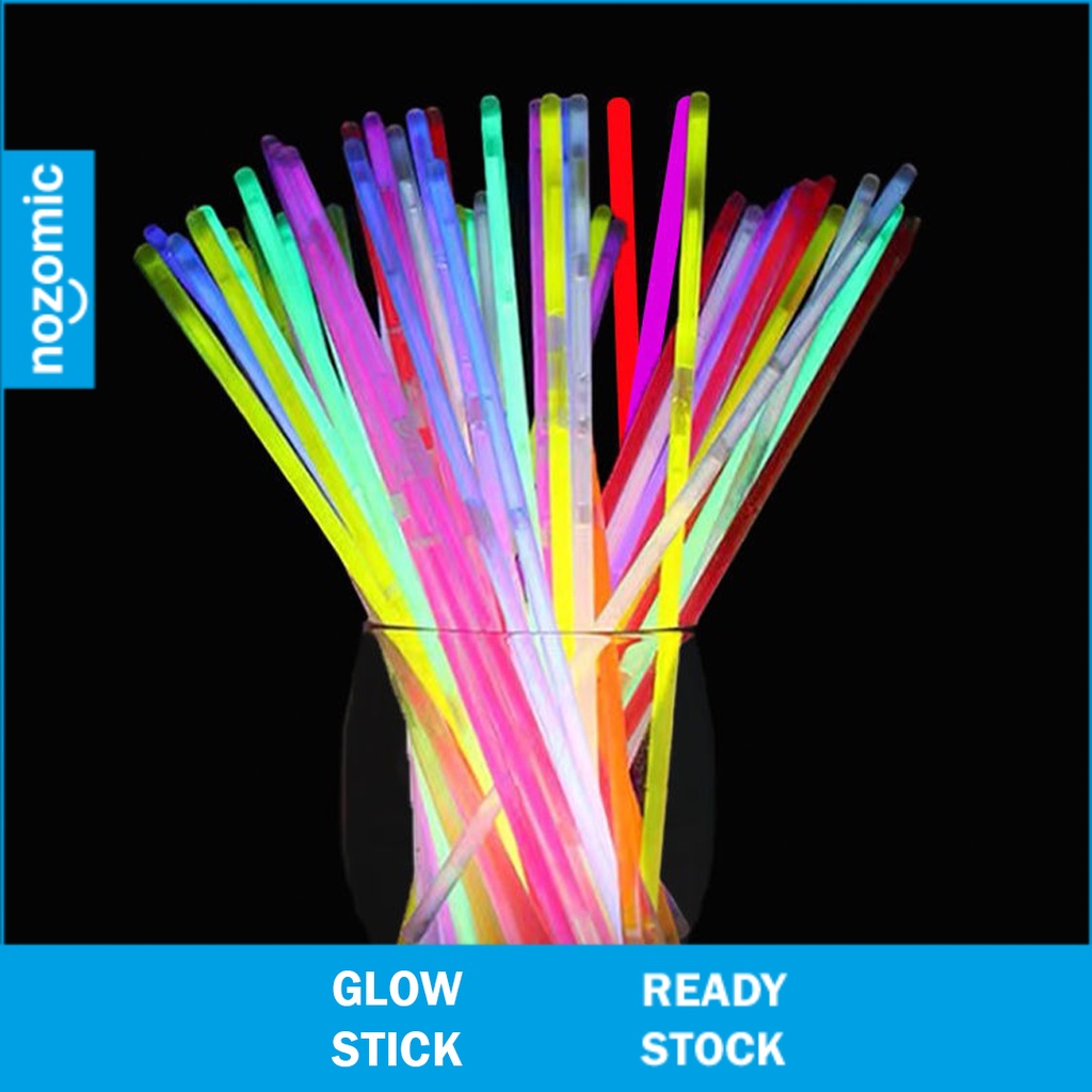 50pcs 100pcs Mix Color Glow Sticks Fun Safe Light Stick Fluorescent ...