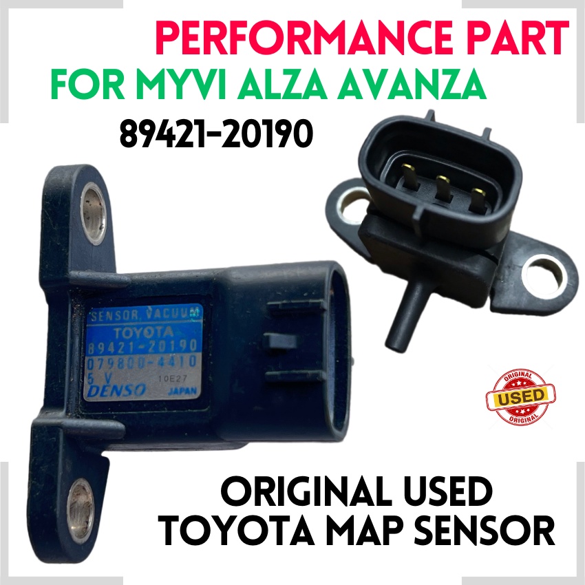 MYVI ALZA AVANZA MAP Sensor 89421-20190 (Toyota Original Used) | Shopee ...
