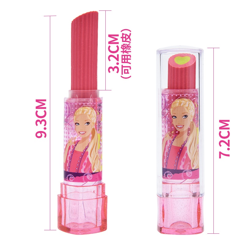 Barbie lipstick eraser Love rubber Cartoon Stationery School Supplies ...